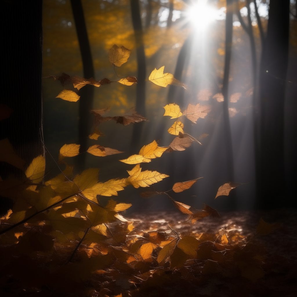 Autumn leaves falling slowly... | Image by ZanyBarberry7