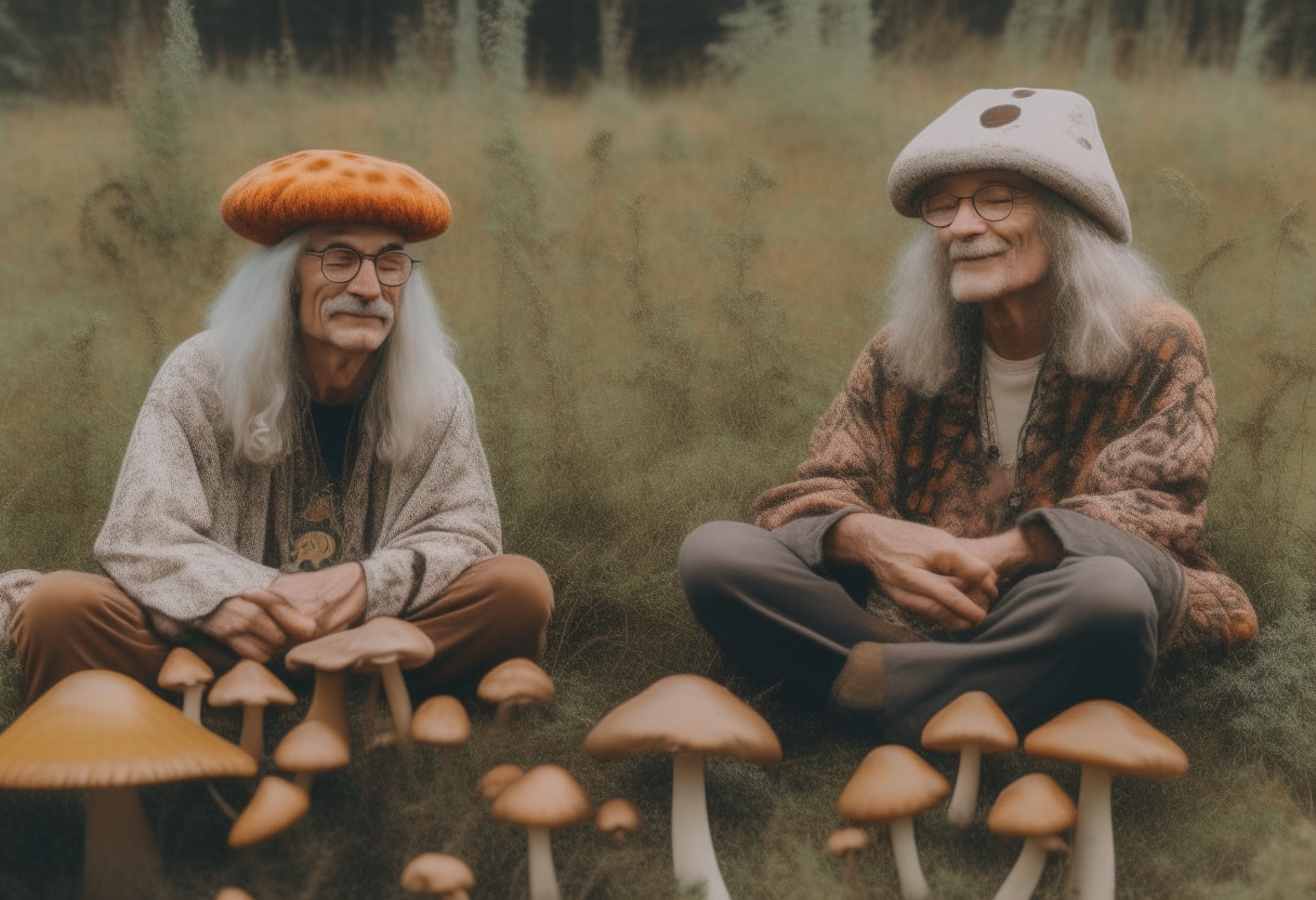 two old hippies sitting in a... | Video by Everetts