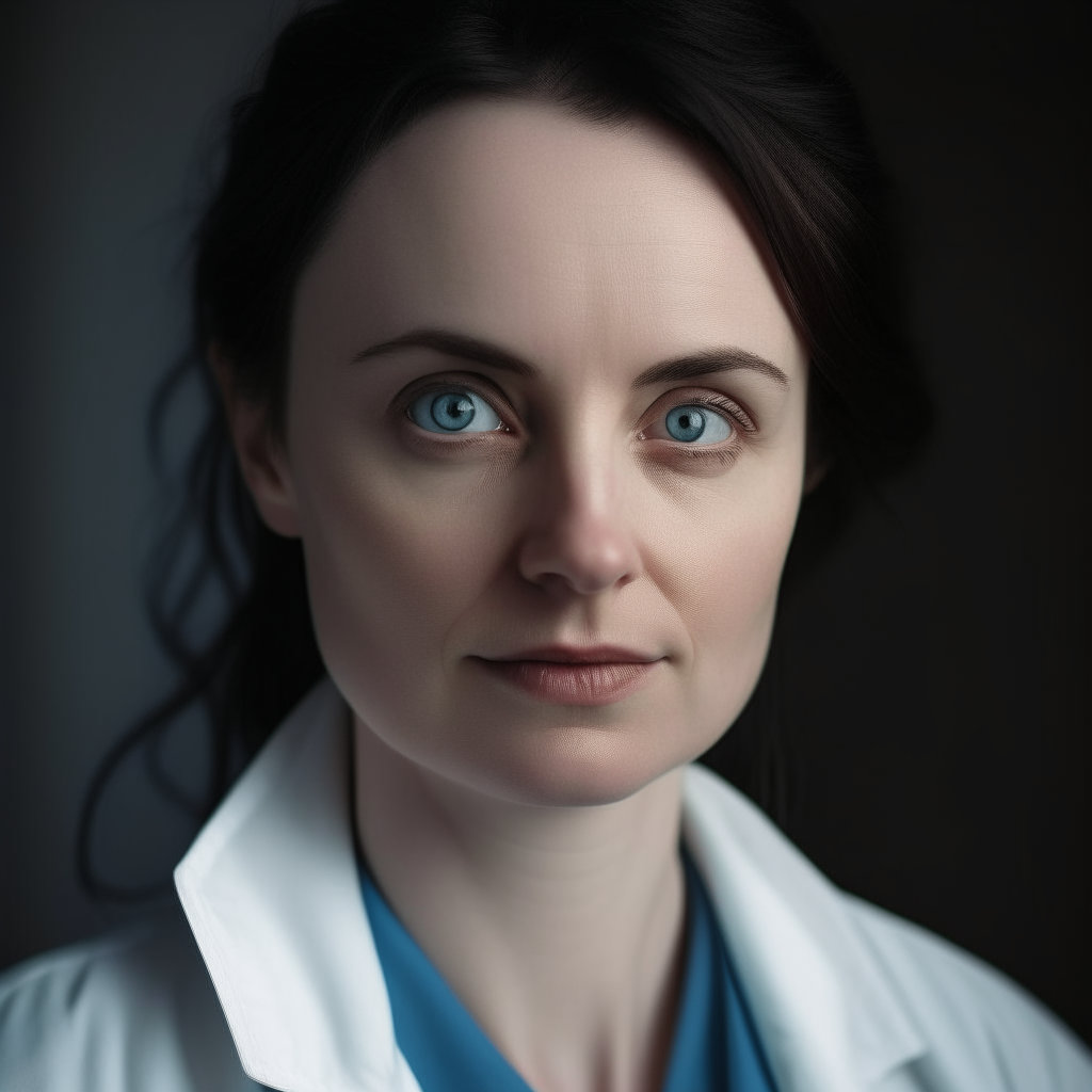 a woman in a lab coat thinking... | Video by IndomitableGopher9