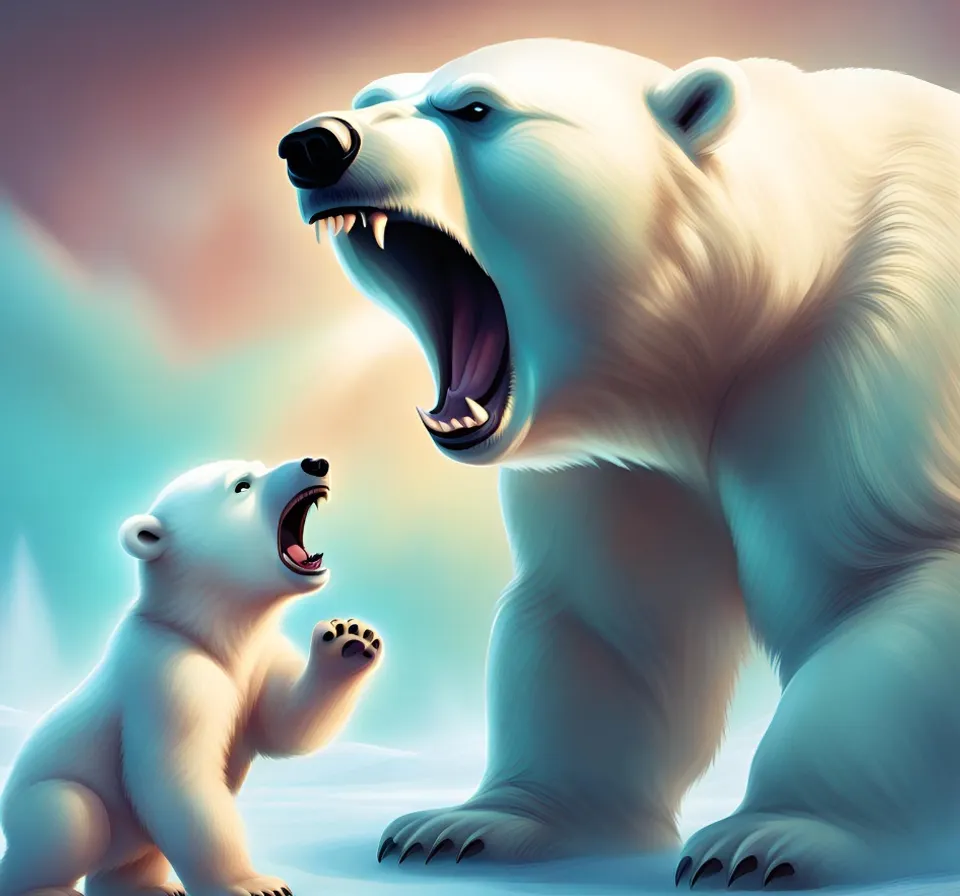 a polar bear and her cub are in... | Video by NurtureNature
