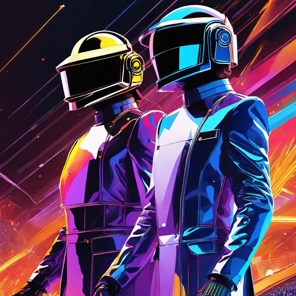 Daft Punk standing next to each... | Video by Cappy_Social